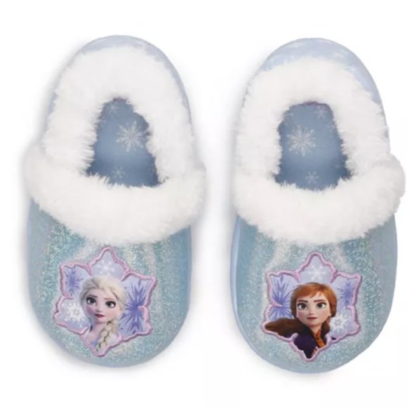 Disney | Shoes | Disneys Frozen 2 Anna And Elsa Toddler Girls Fauxfur ...